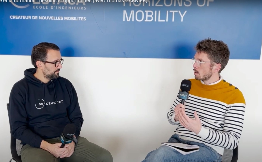 L'industrie spatiale et la formation avec Thomas GARNIER, promo 2009